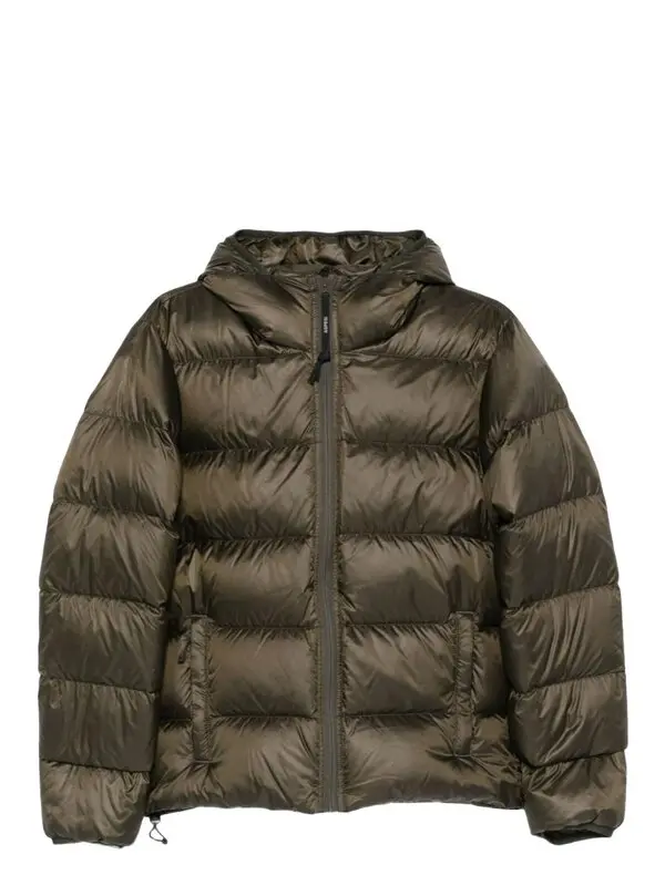 Aspesi Hooded Padded Down Jacket - Green