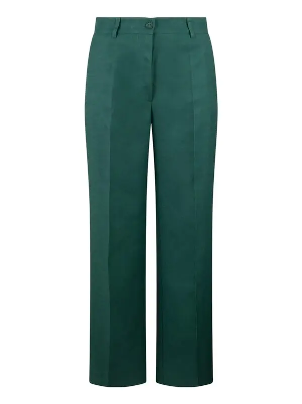 P.a.r.o.s.h Raisa Trousers - Verde Smeraldo