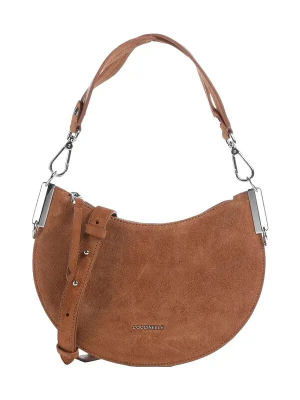 COCCINELLE Sunup Suede Shoulder Bag - Brown