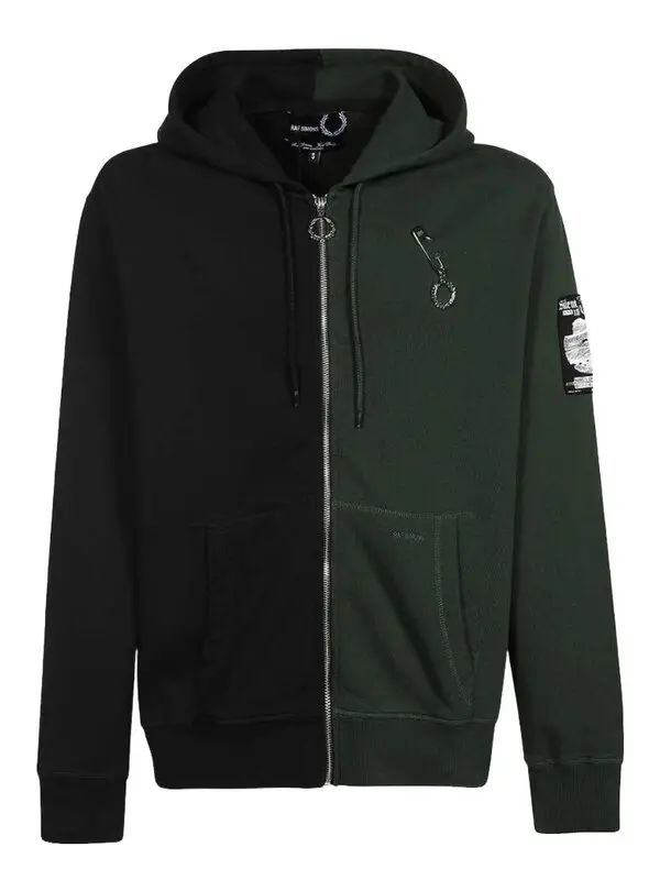 Fred Perry Zipper Hooded Jacket - Black