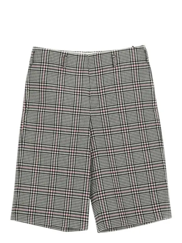Comme Des Garçons Plaid Shorts - Gray
