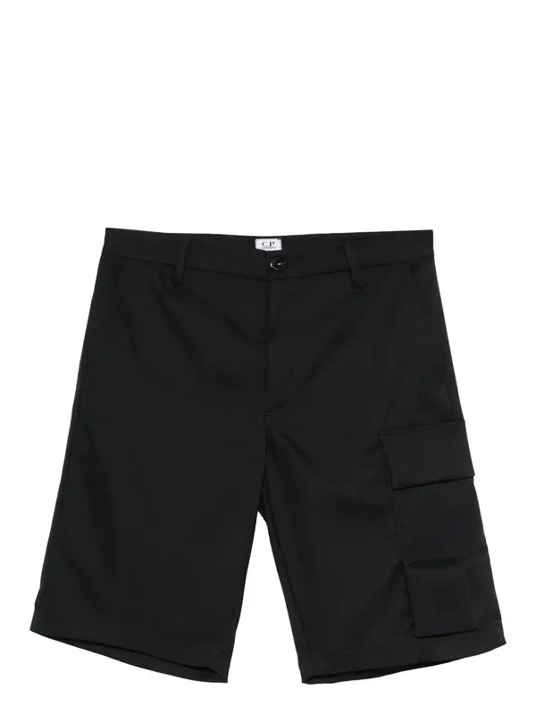 C.P. COMPANY Technical Panama Shorts - Black