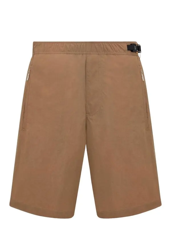 Dior Buckled Waistband Shorts - Brown
