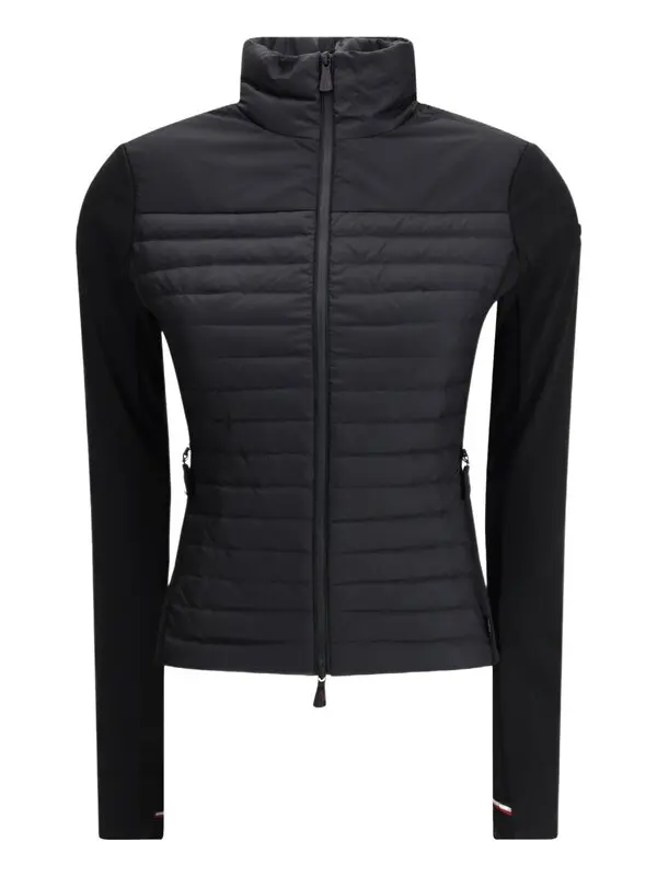 Moncler High-neck Zipped Cardigan - Black