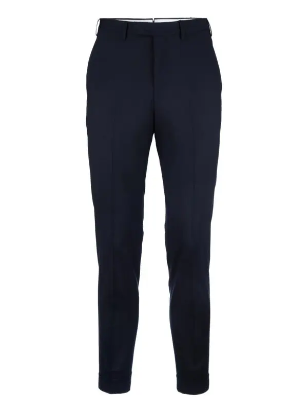 PT TORINO Slim Fit Tailored Trousers - Black