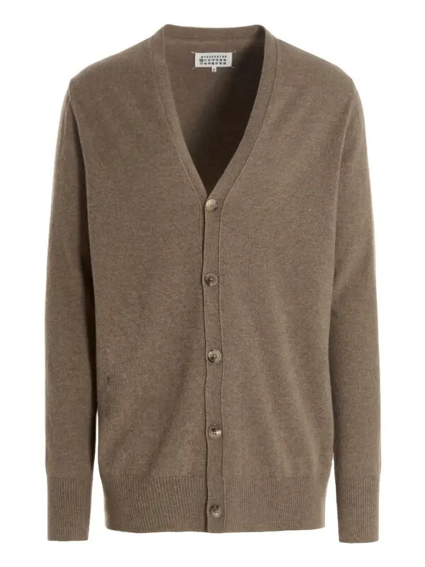 MAISON MARGIELA V-neck Cardigan - Brown