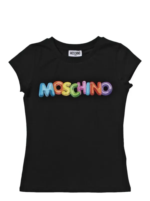 Moschino Detail Short Sleeve T-shirt - Black