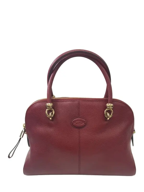 TOD'S Zipped Shoulder Bag - Red