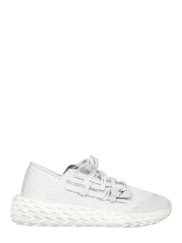 GIUSEPPE ZANOTTI Tie Fastening Low Top Casual Sneakers - White