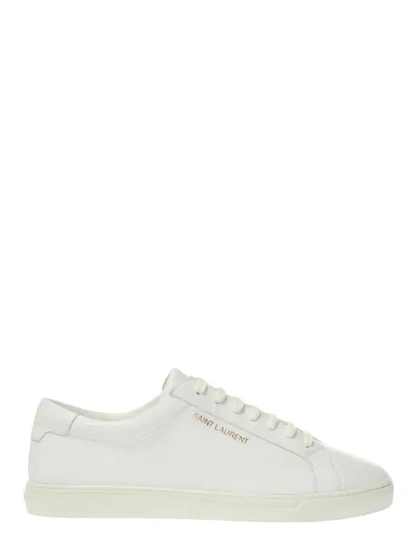 Saint Laurent Andy Lace-up Sneakers - White