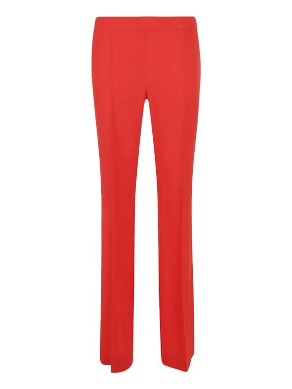 Moschino Pressed Crease Fla Trousers - Red