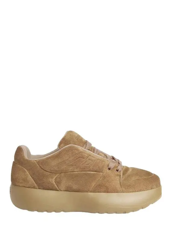 Dsquared2 Suede Platform Sneakers - Light Brown