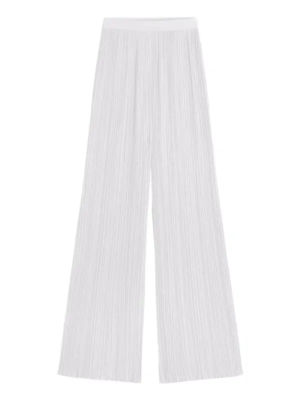 LANVIN Pleated High Waist Trousers - White