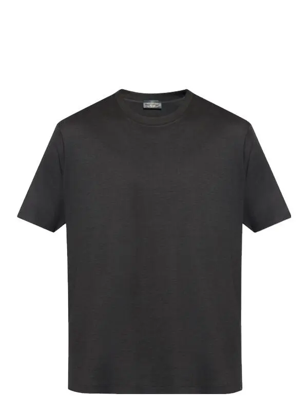 PAUL  SHARK Cotton Crew-neck T-shirt - Black