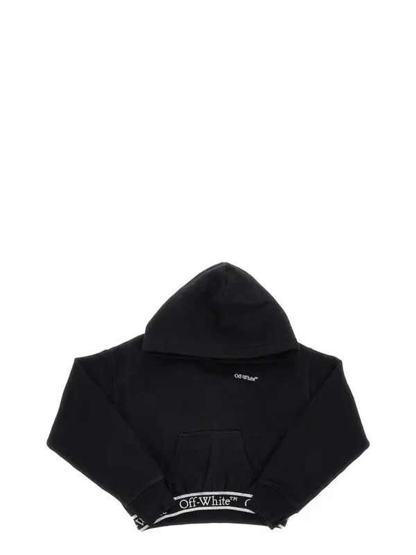 Off-White Logo-print Hoodie - Black