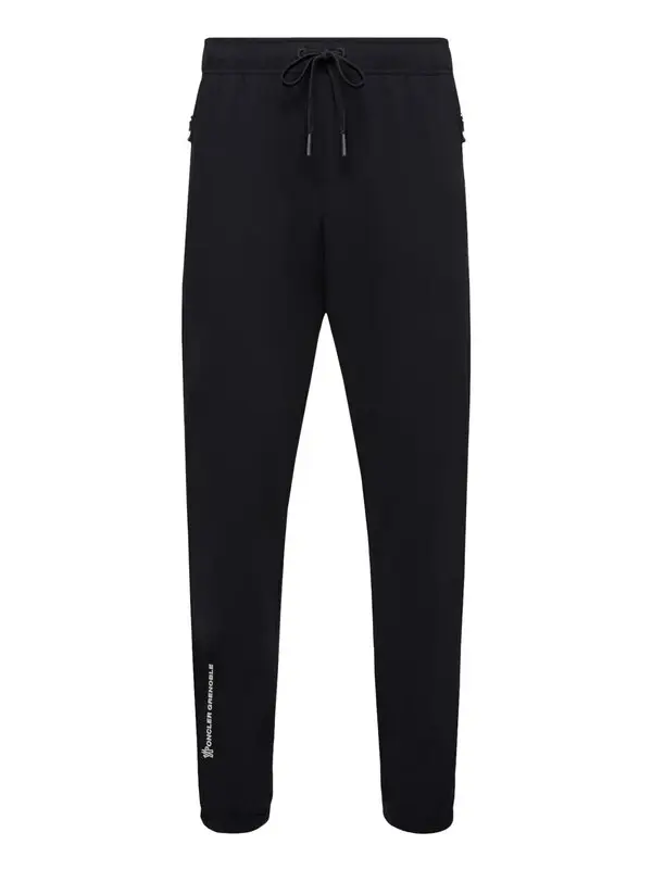 Moncler Drawstring Tapered Pants - Black