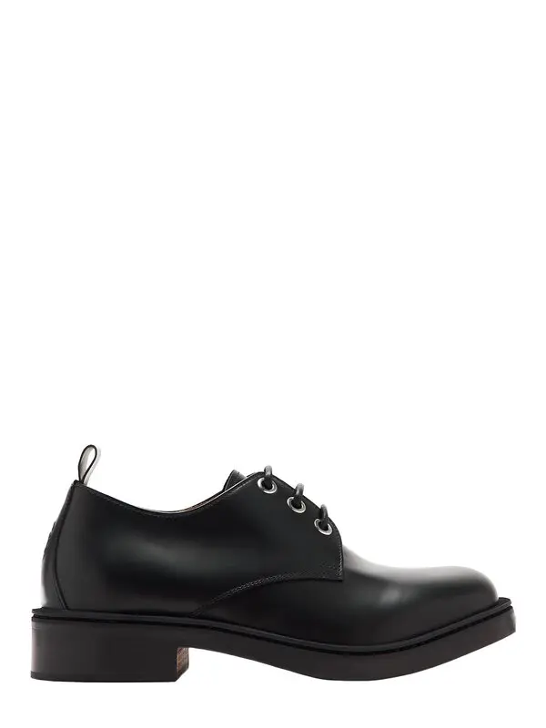 Alexander McQueen Round-toe Lace-up Derby - Black