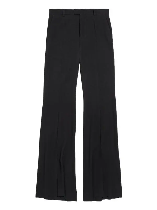 Balenciaga Flared-leg Trousers - Black