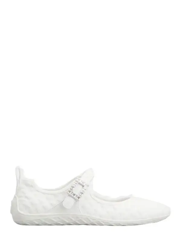 ROGER VIVIER Viv Low Mary Janes - White