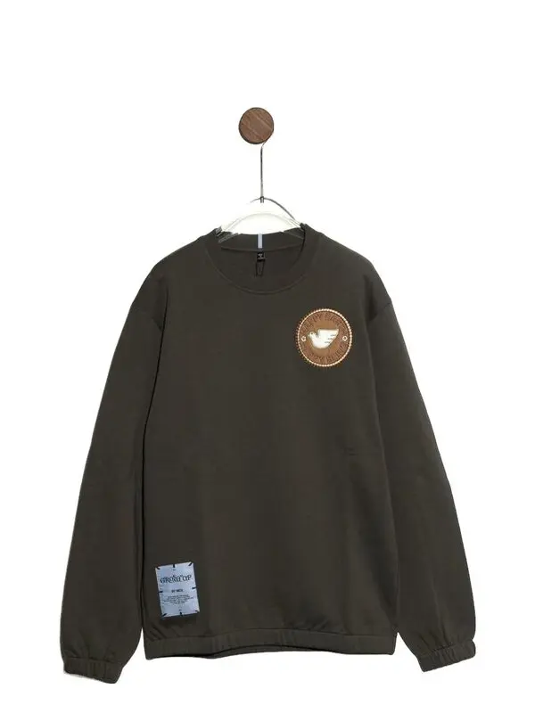 Alexander McQueen Logo Round Neck Hoodie - Black