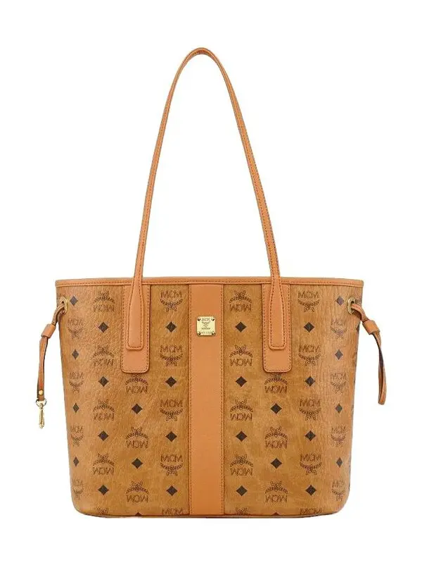 Mcm Liz Classic Visetos Tote Bag - Brown