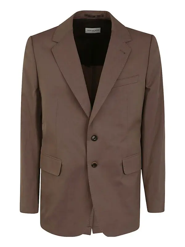 Dries Van Noten Single-breasted Suit Jacket - Brown