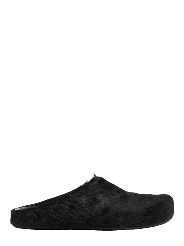 Marni Fussbett Slip-on Flat Mules - Black