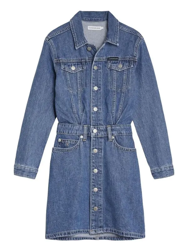 Calvin Klein Denim Jacket Dress - Blue