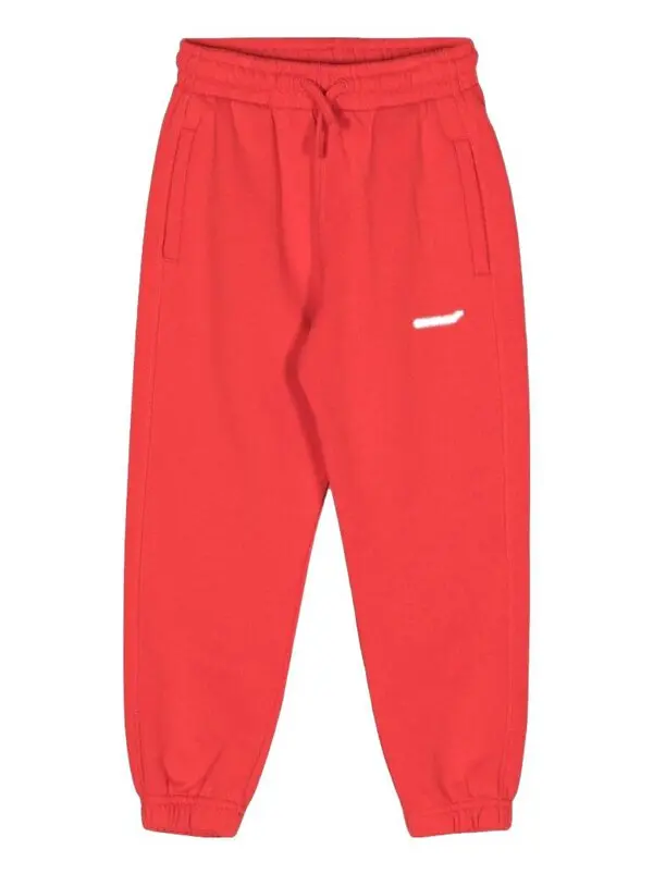 Off-White Logo Detail Sweatpants - Red