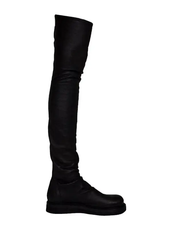 Rick Owens Stretch Over-the-knee Boots - Black