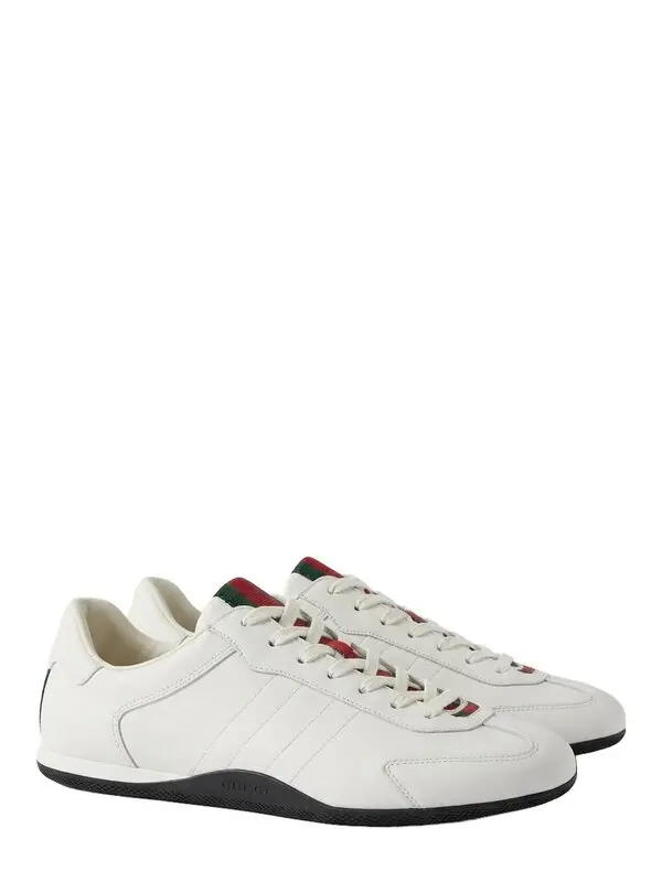 Gucci Shift Lace-up Sneakers - White