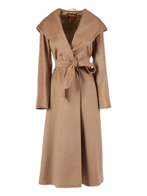 Max Mara Danton Tie-waisted Coat - Cammello