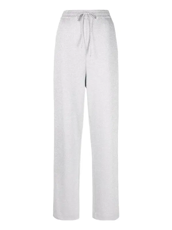Prada Straight Leg Track Pants - Silver