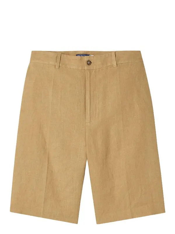 Polo Ralph Lauren Linen Tailored Shorts - Sand-colored