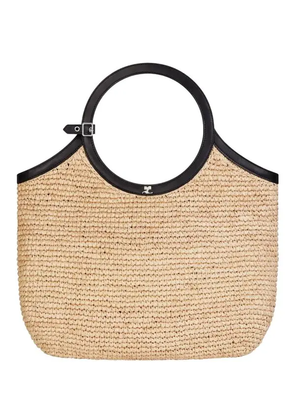 COURREGES Holy Tote Bag - Natural Beige