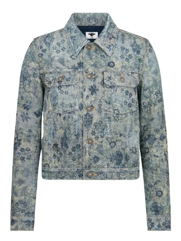 Dior Embroidered Jacket - Gray