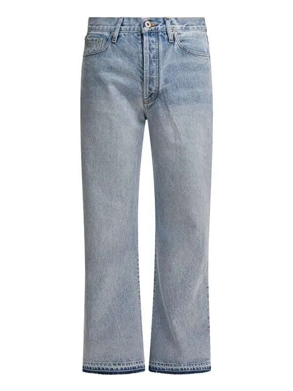 GALLERY DEPT. Melrose Straight Leg Jeans - Light Blue