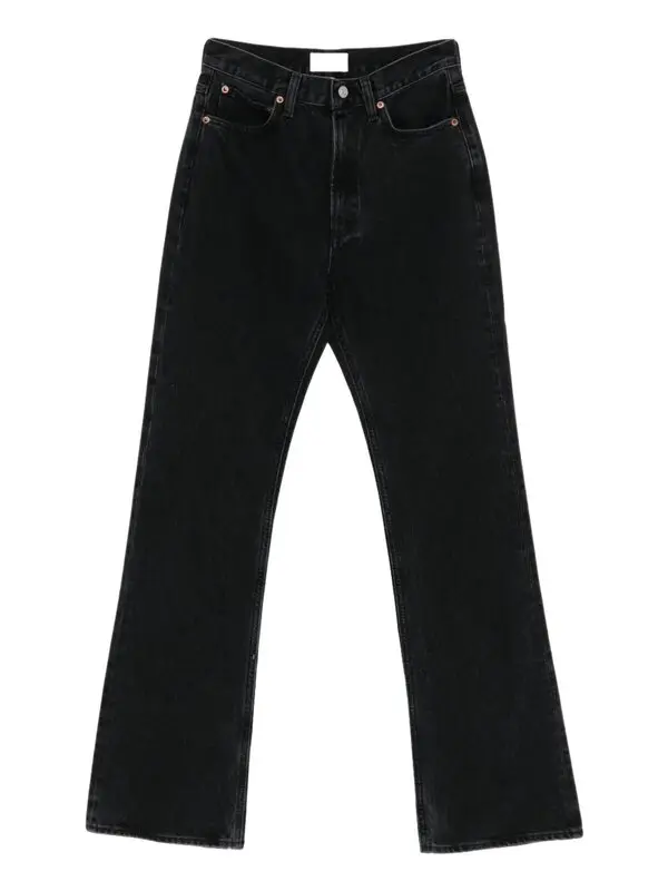 AGOLDE High-waisted Patch Pocket Jeans - Black