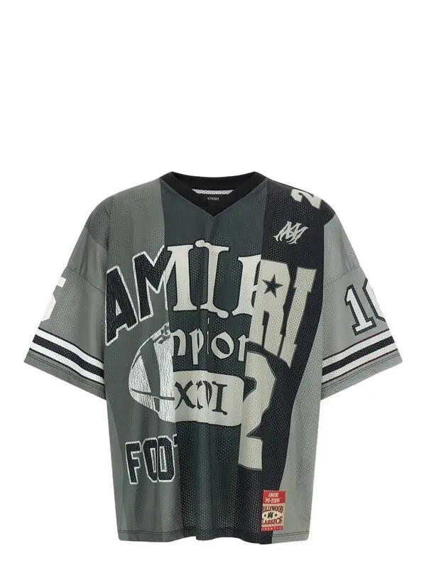 Amiri Mesh Crewneck T-shirt - Gray