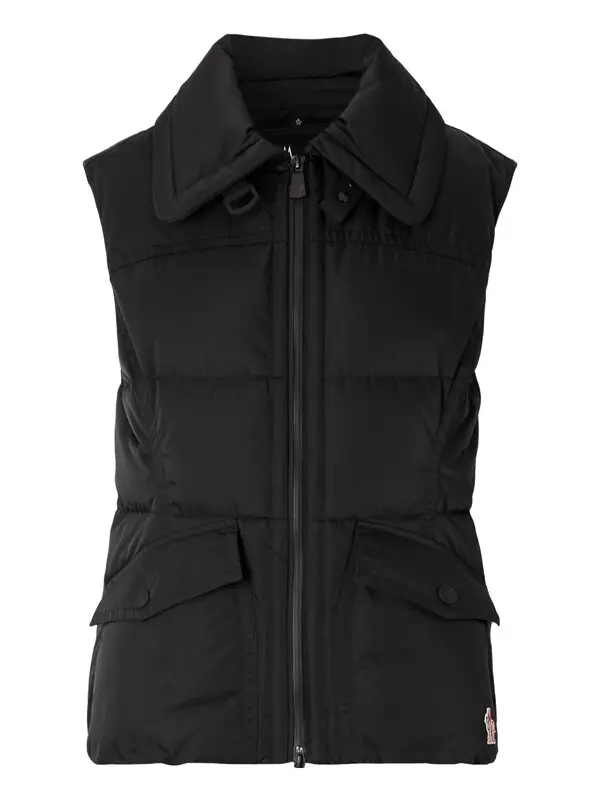 Moncler Hallaine Zip-up Gilet - Black