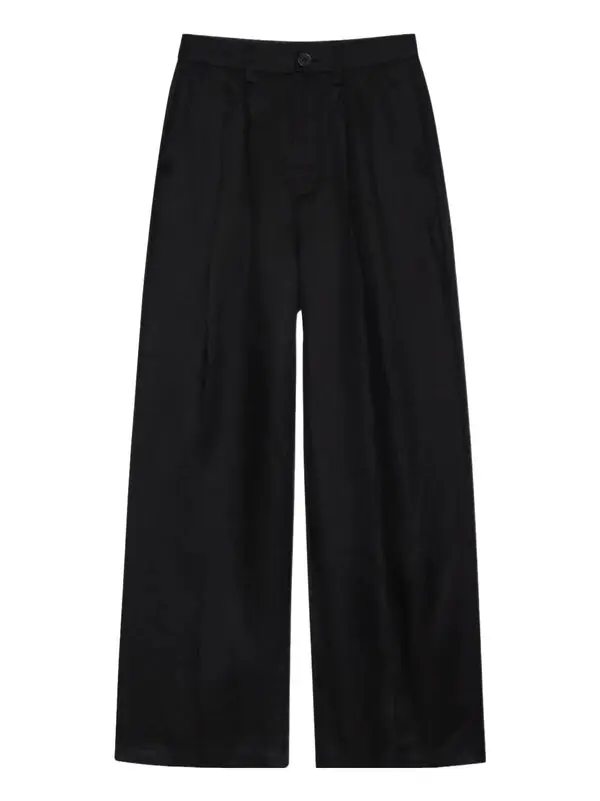 ANINE BING Carrie Cropped Trousers - Black