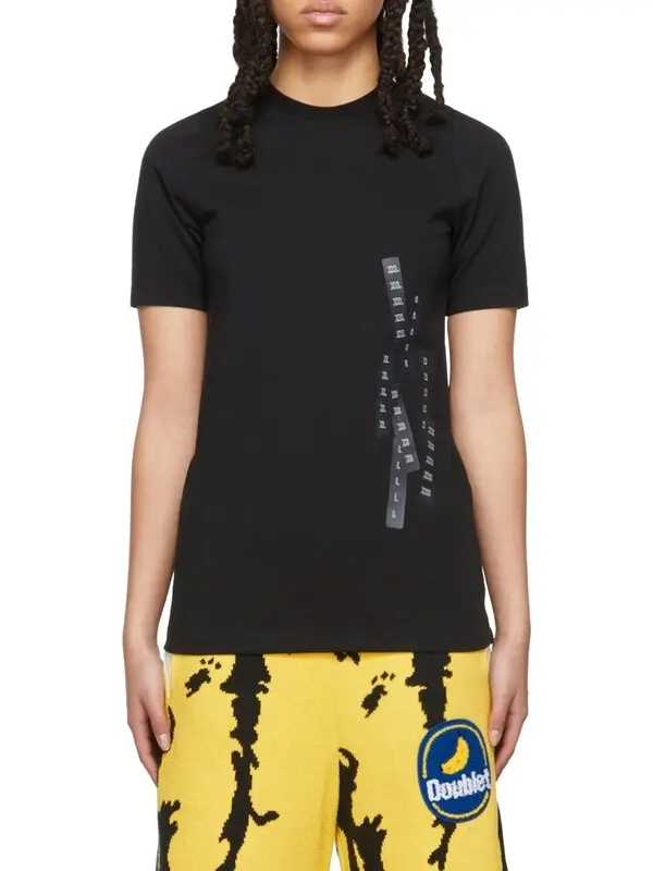 DOUBLET Graphic-print Short-sleeve T-shirt - Black