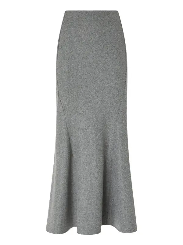 Pinko Flared Midi Skirt - Gray