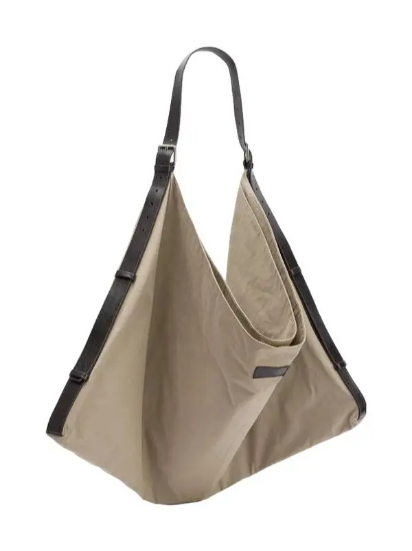 LEMAIRE Flag Shoulder Bag - Linen
