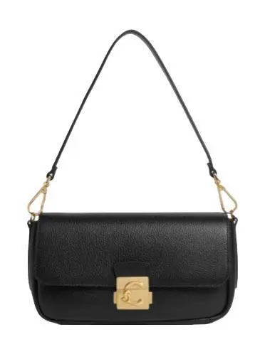 COCCINELLE C-me Lock Medium Shoulder Bag - Black