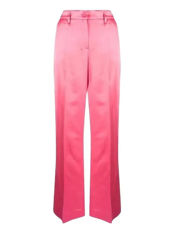 P.a.r.o.s.h High-waist Wide-leg Tailored Trousers - Pink