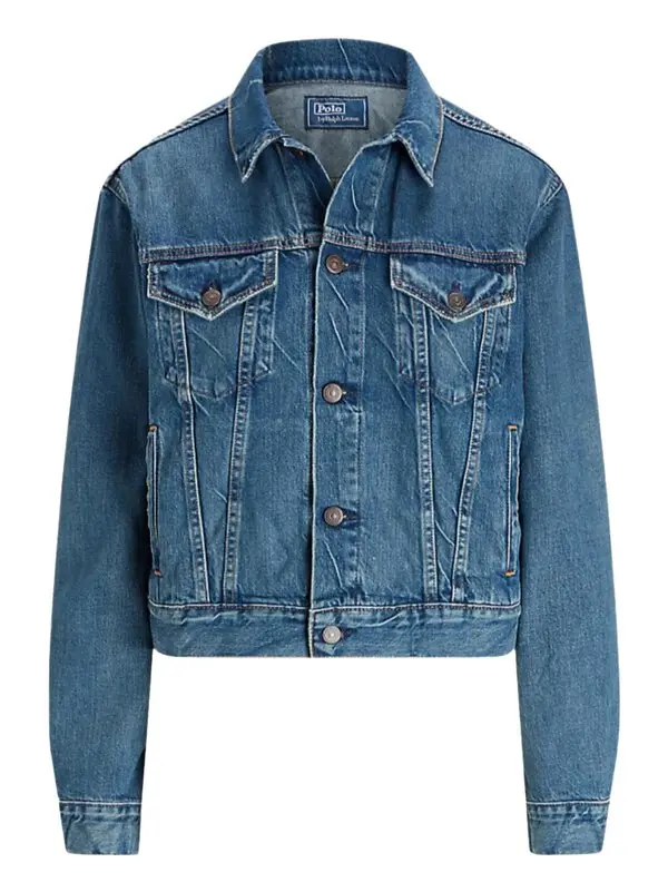 Polo Ralph Lauren Long Sleeve Denim Trucker Jacket - Blue