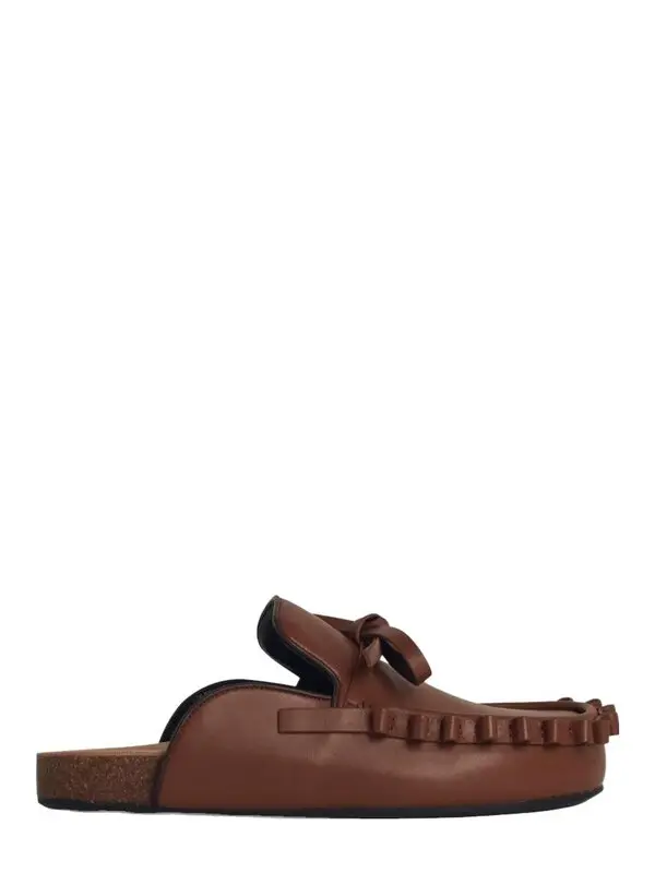 J.W.ANDERSON Round Head Muller Shoes - Red