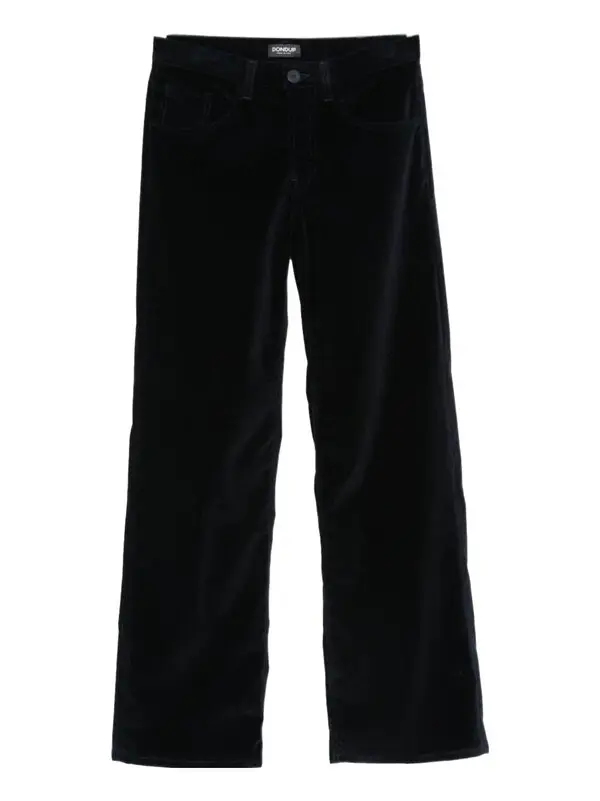 DONDUP Jacklyn Wide-leg Corduroy Trousers - Black