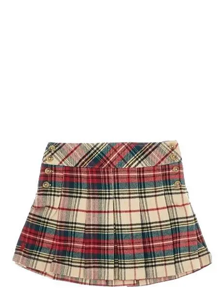 Ralph Lauren Plaid Pleated Skirt - Multicolor